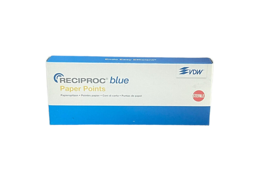 Conos Papel RECIPROC BLUE - Dental Pérez Avilés